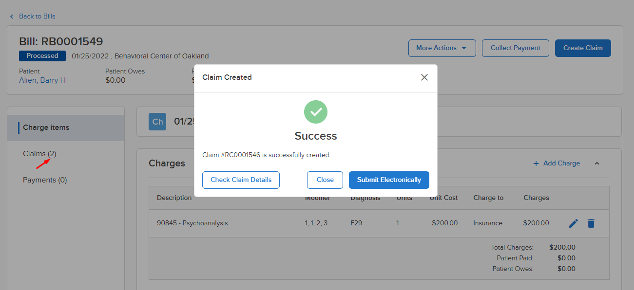How to Create a Claim (RCM) – Remedly Help Center