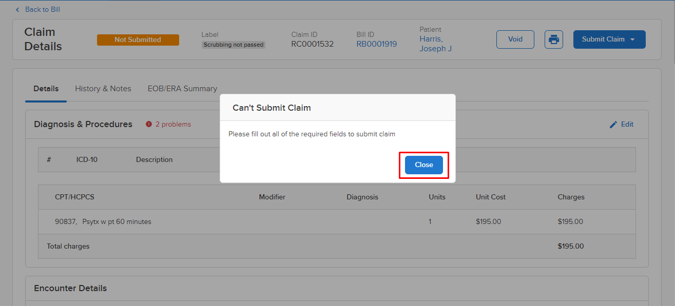 How to Create a Claim (RCM) – Remedly Help Center