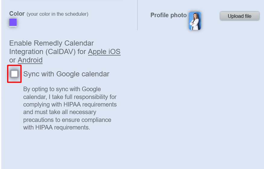 Google Calendar and iCal Integration – Remedly Help Center