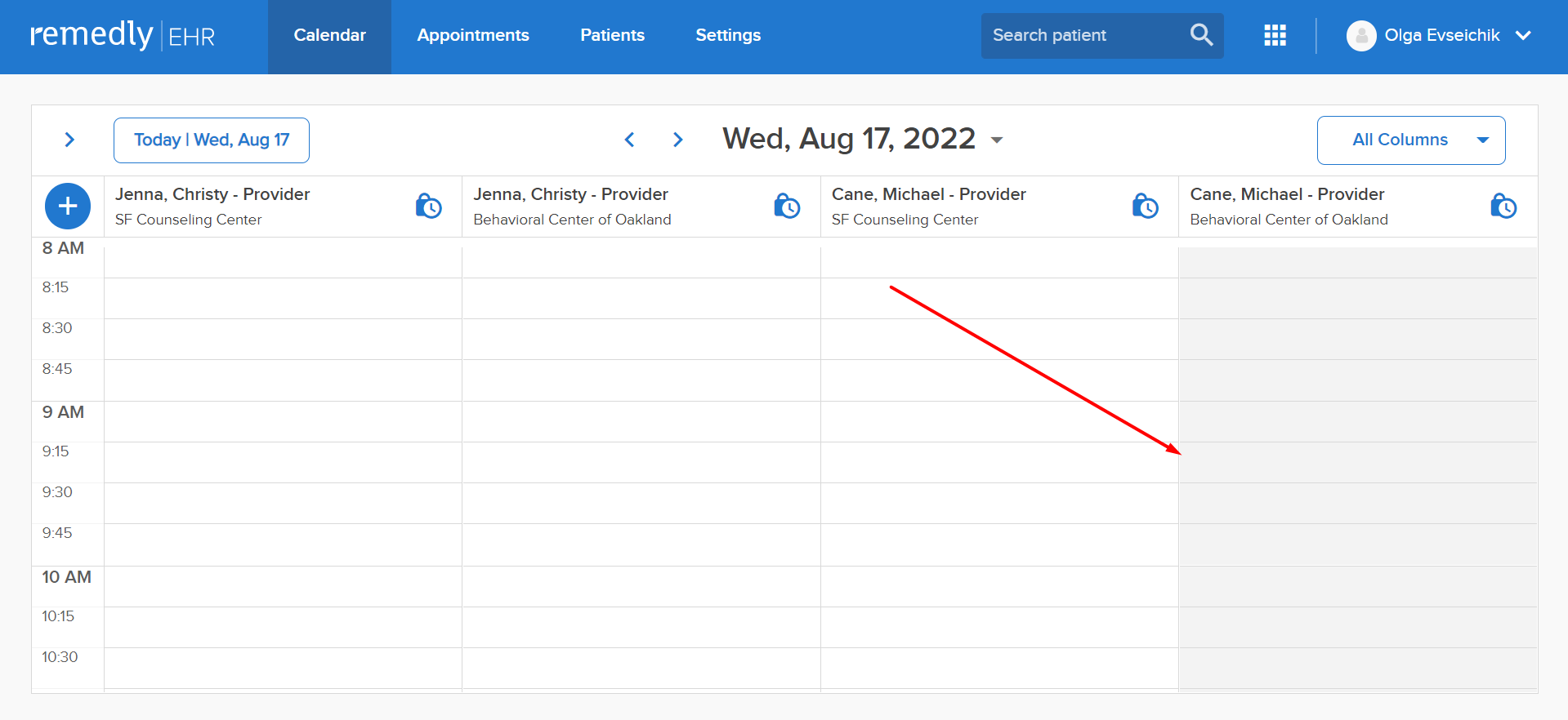 How to Create Appointments and Time Blocks (EHR 2.0) – Remedly Help Center